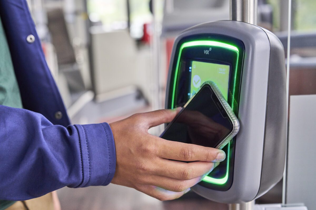 Where can I find contactless payment machines (in the stations and the ...